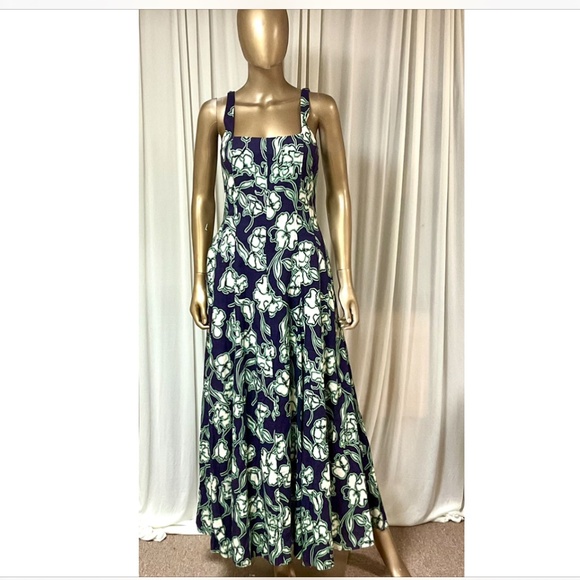 NICHOLAS | Dresses | Nwt Nicholas Green Floral Maxi Size 4 | Poshmark